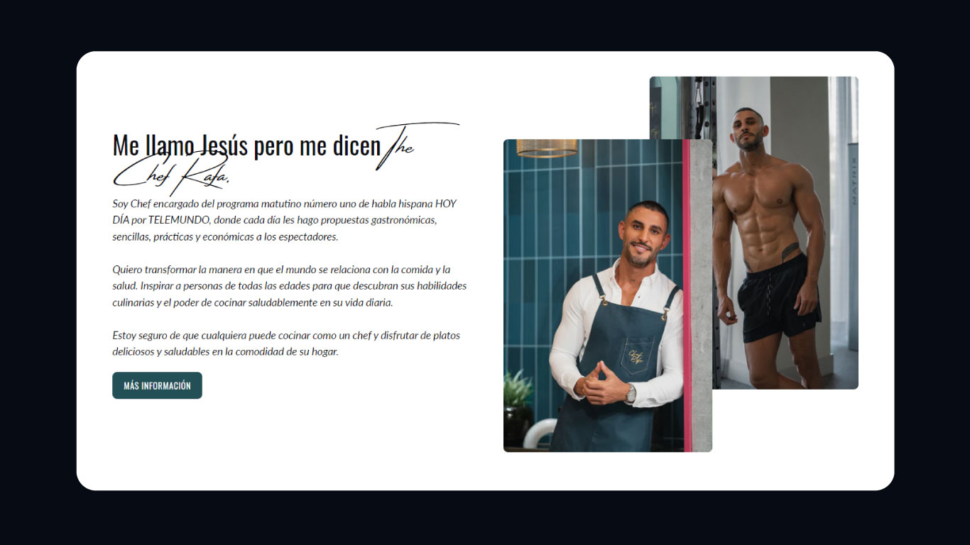 Chef Rafa - Telemundo - Devcristian